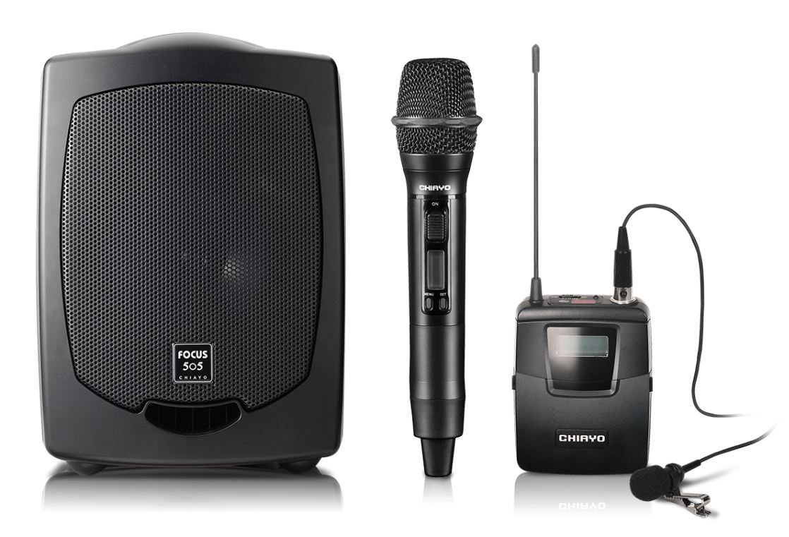 Focus 505 Portable PA with Wireless Handheld Microphone | Edwards Sound ...